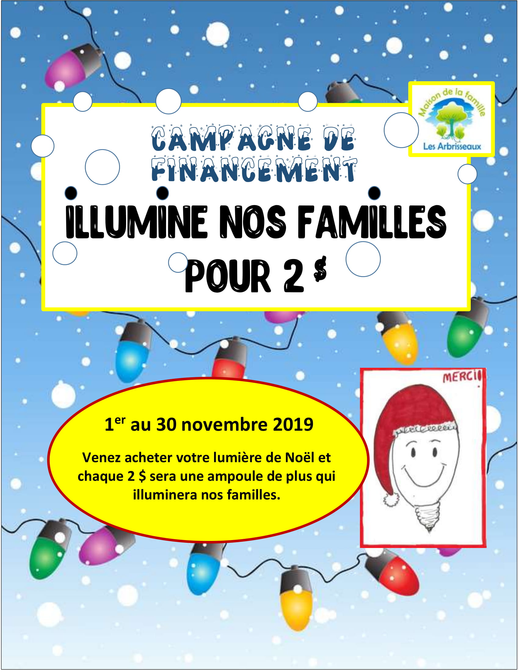 Affiche Campagne de financement pâle-2109-1 - Maison de la famille Les ...